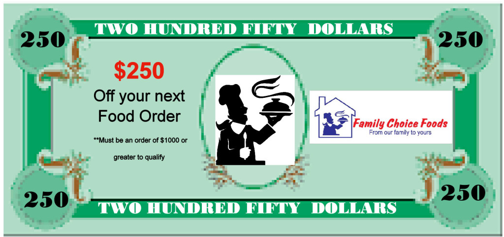 Enter to Win $250 Off Your Next Order Plus Get $25 Coupon